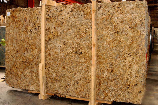 Namib Gold Leather Granite Kitchen & Bath Countertops