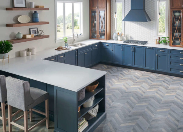 Snow Storm Lg Viatera Quartz Kitchen & Bath Countertops