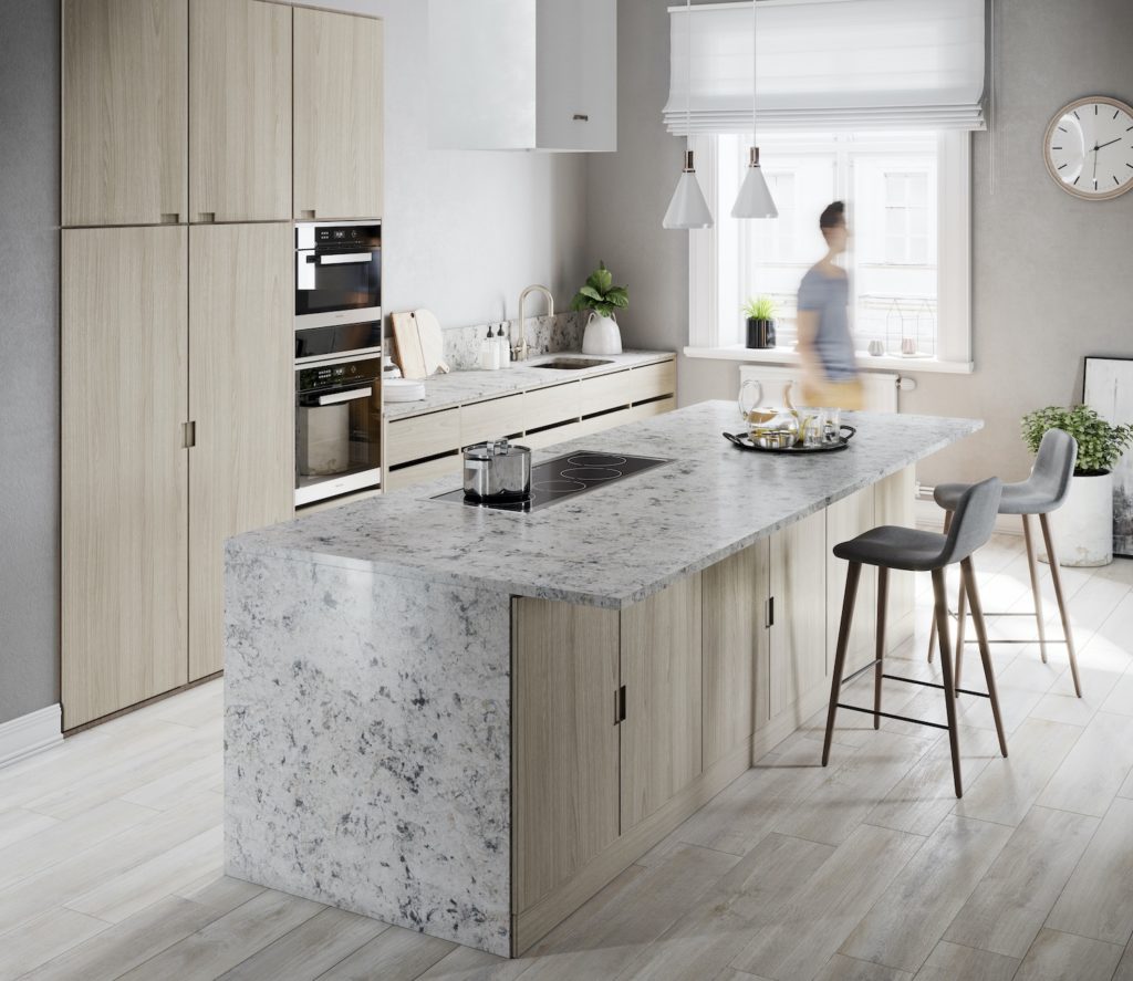 Urban Frost Quartz Countertops - Colonial Marble & Granite