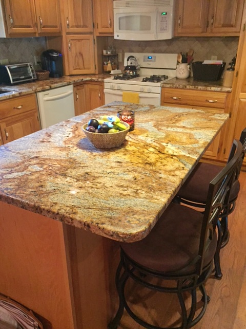 Lapidus Gold Granite Kitchen & Bath Countertops & Installation